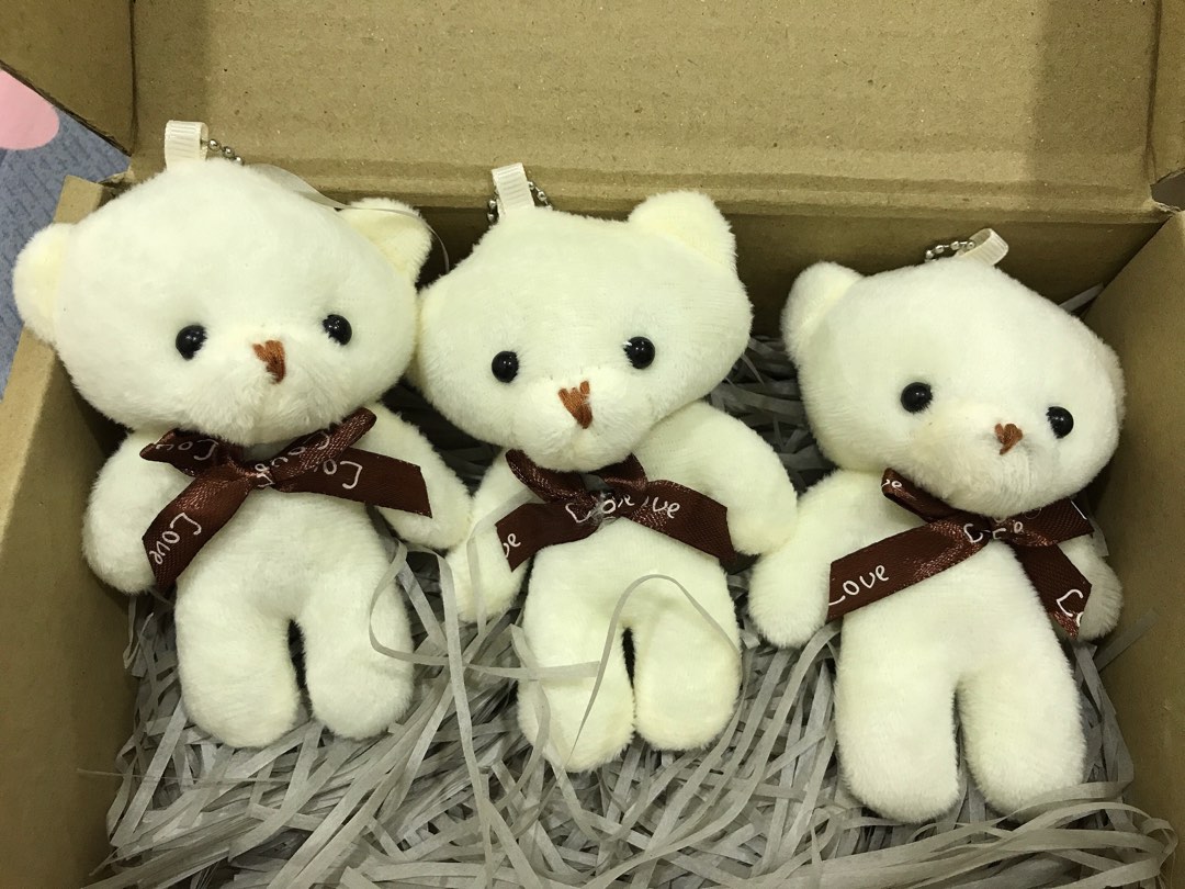 Teddy Bear Plush Toy Mini Bear Doll Bouquet Birthday Gift Wedding ...