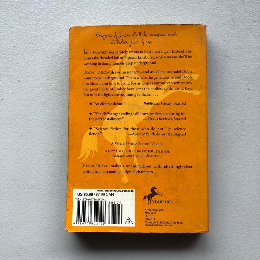 The City of Ember Book by Jeanne DuPrau, Hobbies & Toys, Books ...