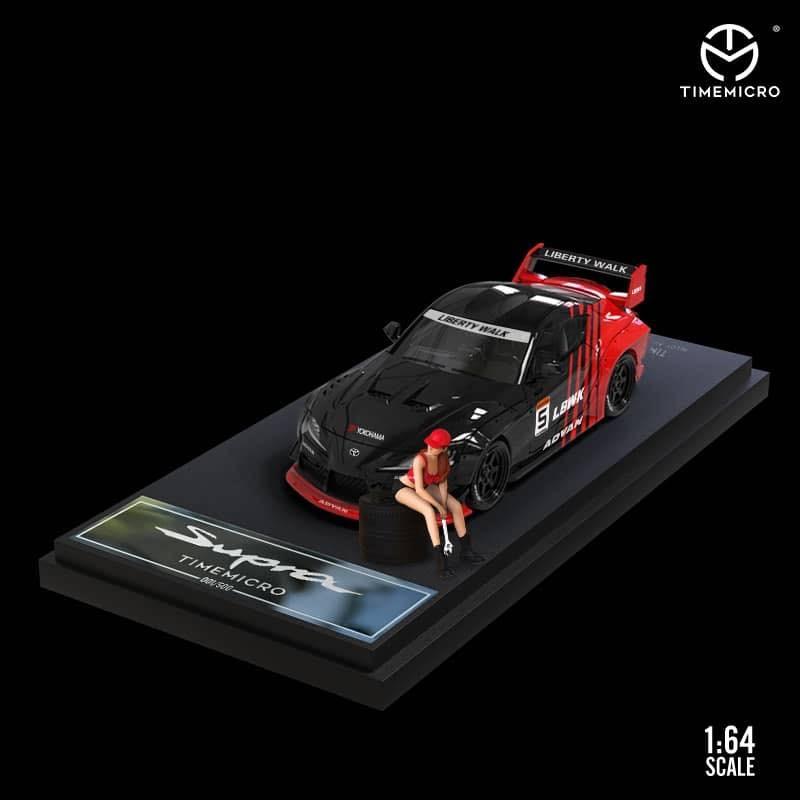 Time Micro 1/64 Scale Supra ADVAN w/ Figure Die-cast Car, Hobbies ...