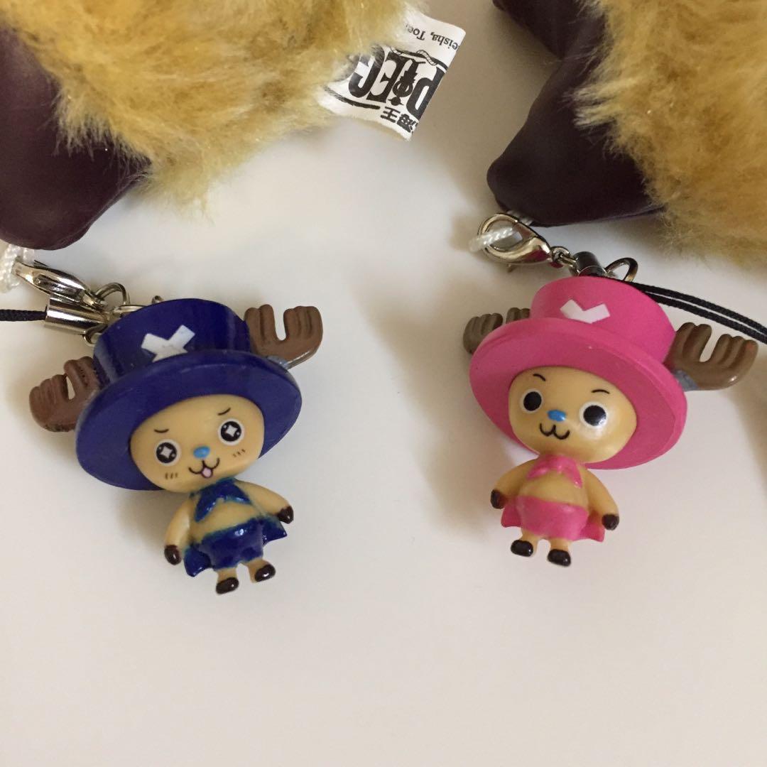 Toie One piece Keychains Luffy Chopper Onepiece Keychain Keyring ...