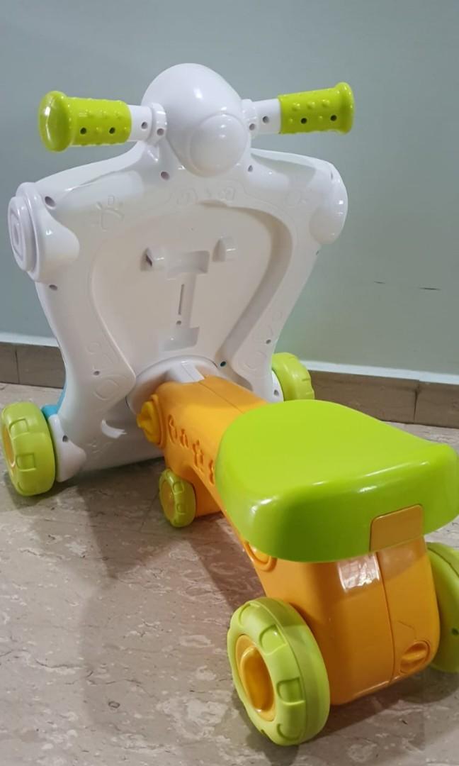 Top Tots 3-in-1 Walker Ride On, Babies & Kids, Infant Playtime on Carousell