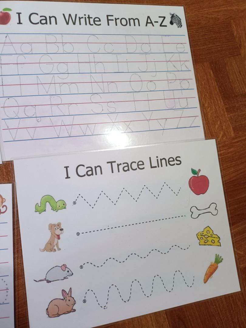 Tracing material for preschool, Hobbies & Toys, Stationary & Craft ...