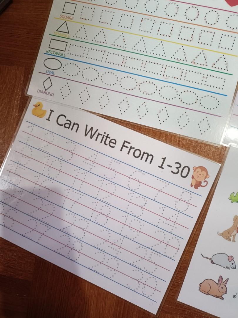 Tracing material for preschool, Hobbies & Toys, Stationary & Craft ...