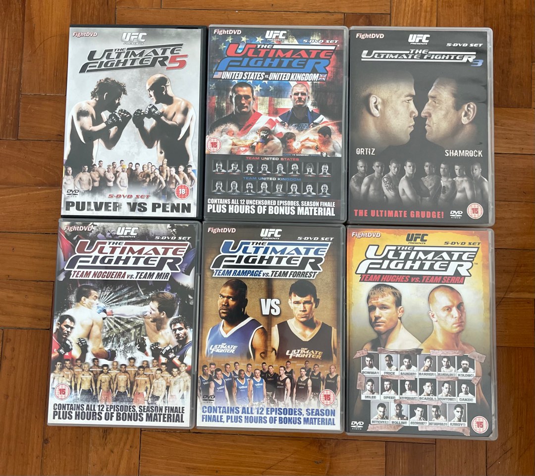 UFC DVD Box Set, Hobbies & Toys, Music & Media, CDs & DVDs on Carousell