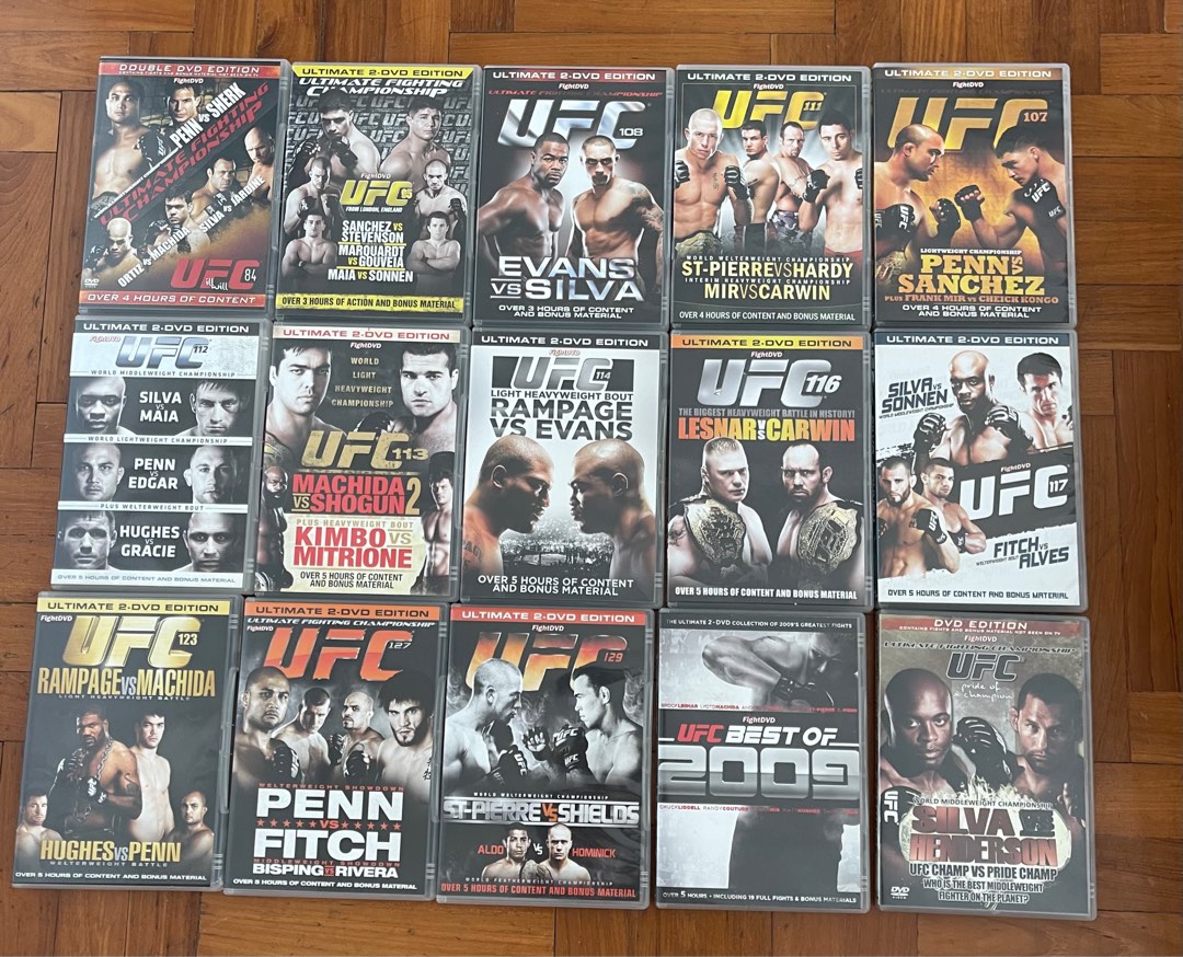 UFC DVDs, Hobbies & Toys, Music & Media, CDs & DVDs on Carousell