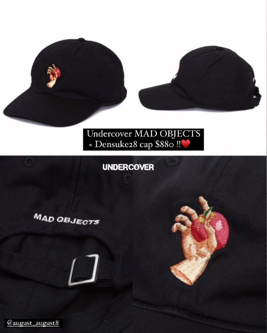 Undercover • MAD OBJECTS × Densuke28 cap, 男裝, 手錶及配件, 棒球帽、帽 - Carousell