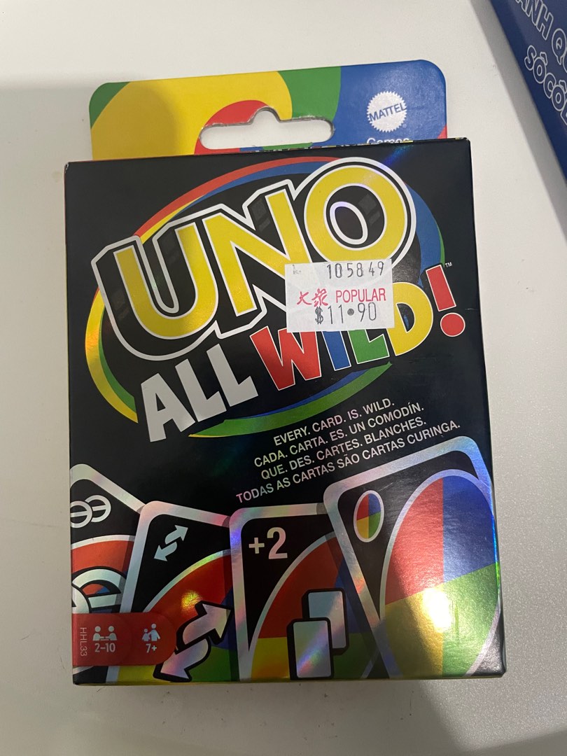 UNO all wild!, Hobbies & Toys, Toys & Games on Carousell