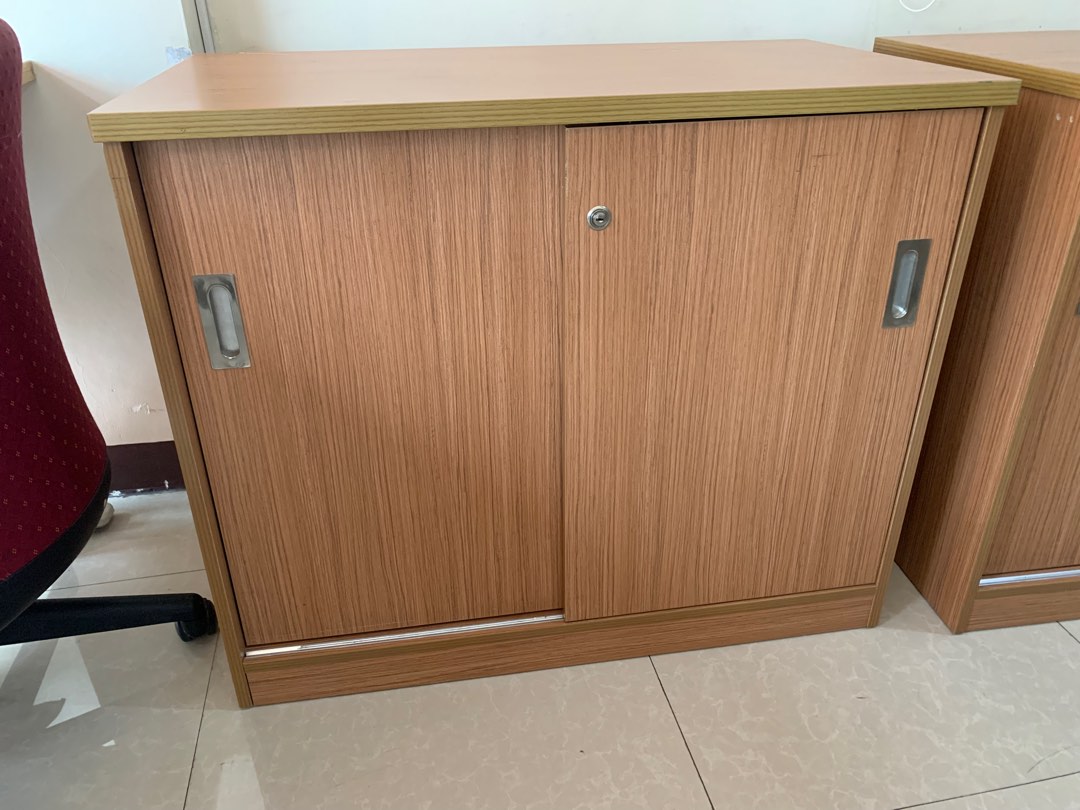Used wooden sliding cabinet, Furniture & Home Living, Furniture ...