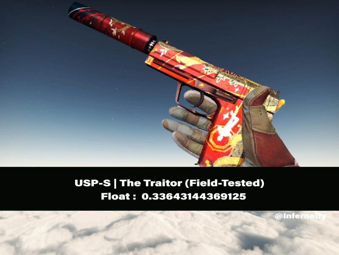 USP-S The Traitor FT CSGO SKINS KNIVES, Video Gaming, Gaming Accessories, In-Game Products on ...