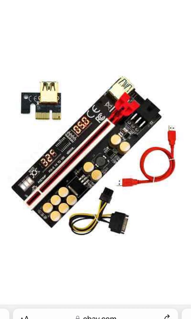 V016 Pro Gpu riser V16 graphic card riser (Latest version) mining riser ...