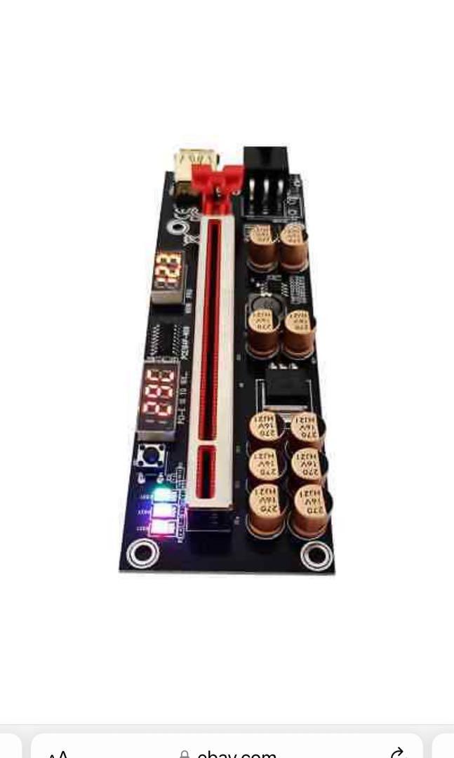 V016 Pro Gpu riser V16 graphic card riser (Latest version) mining riser ...