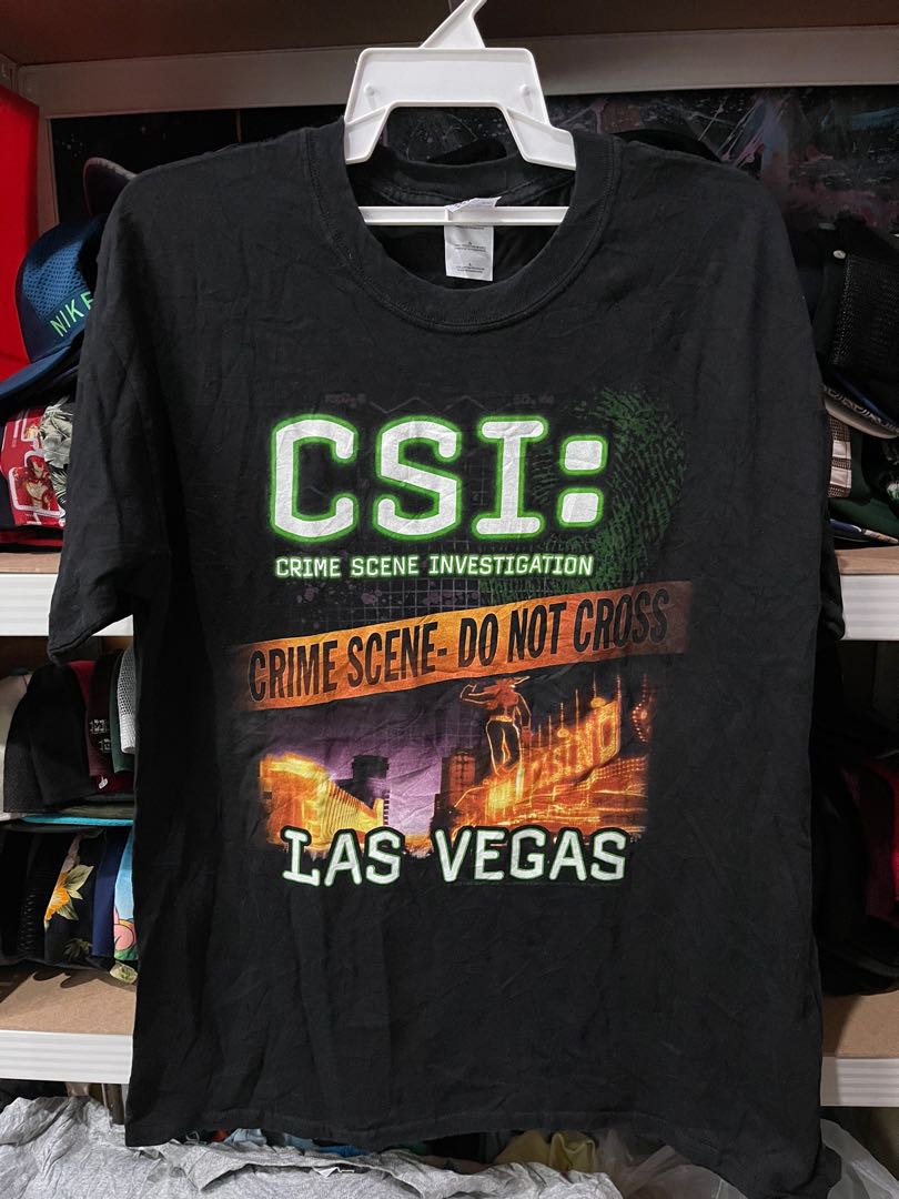 Vintage CSI Las Vegas Tv Series, Men's Fashion, Tops & Sets, Tshirts & Polo Shirts on Carousell