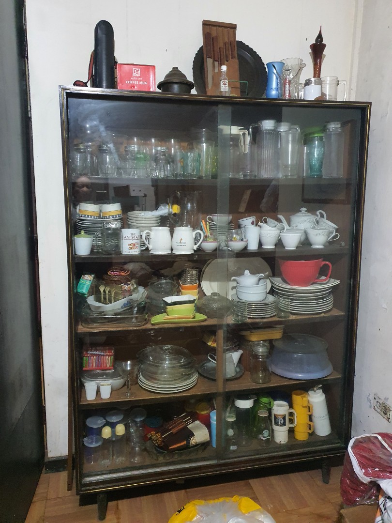 Vintage platera, Furniture & Home Living, Furniture, Shelves, Cabinets ...