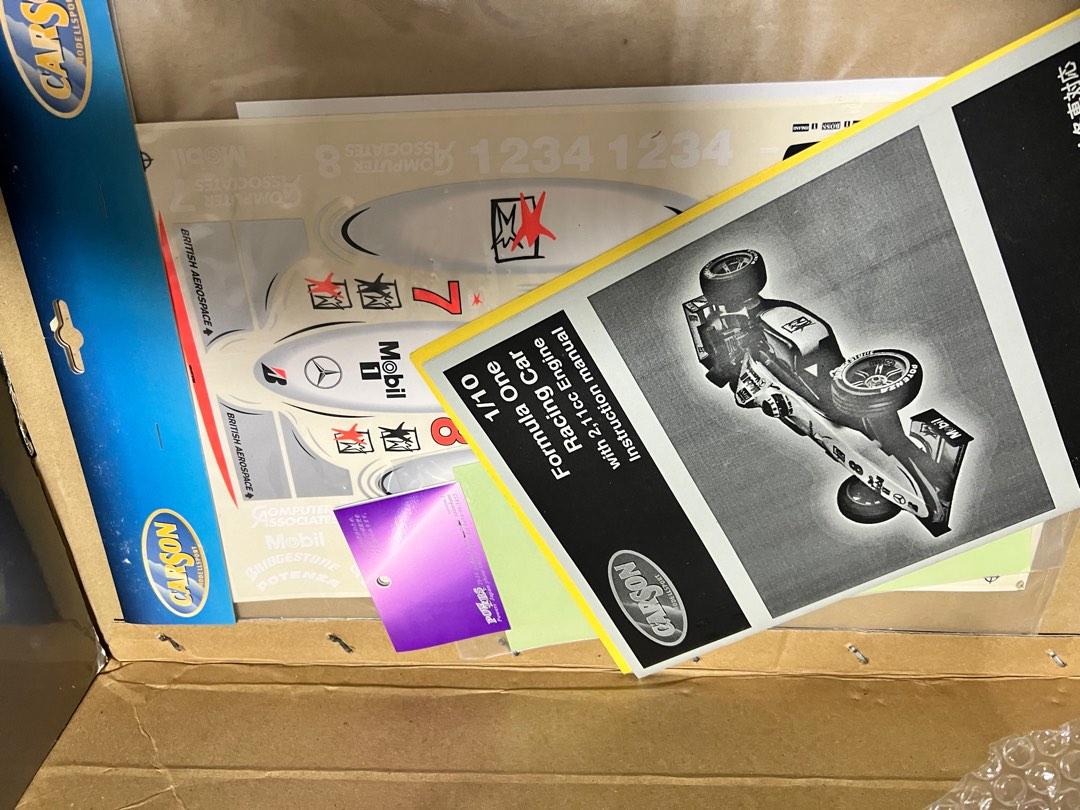 Vintage RC Formula 1 - Carson McLaren Mercedes’ Racing Car MP-4-13. No ...