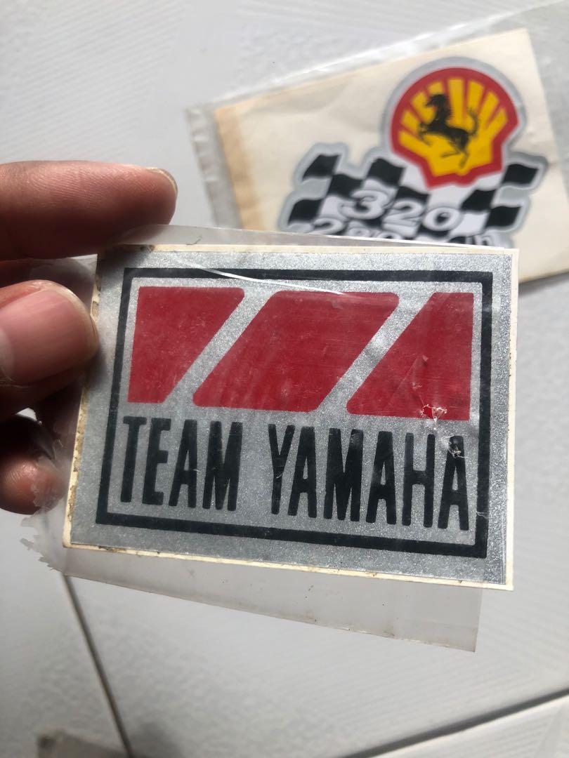 VINTAGE TEAM YAMAHA & PERMOTORAN STICKER 90AN, Hobbies & Toys ...