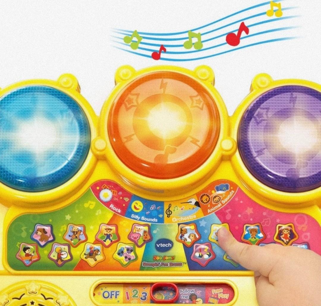 Vtech drum set zoo jamz, Hobbies & Toys, Toys & Games on Carousell