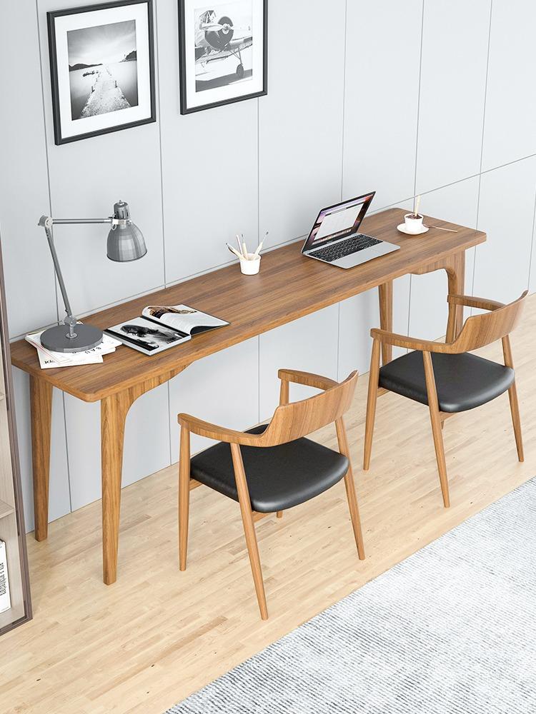 MCKENZIE JAPANESE Executive Desk Console Table All Solid Wood ...