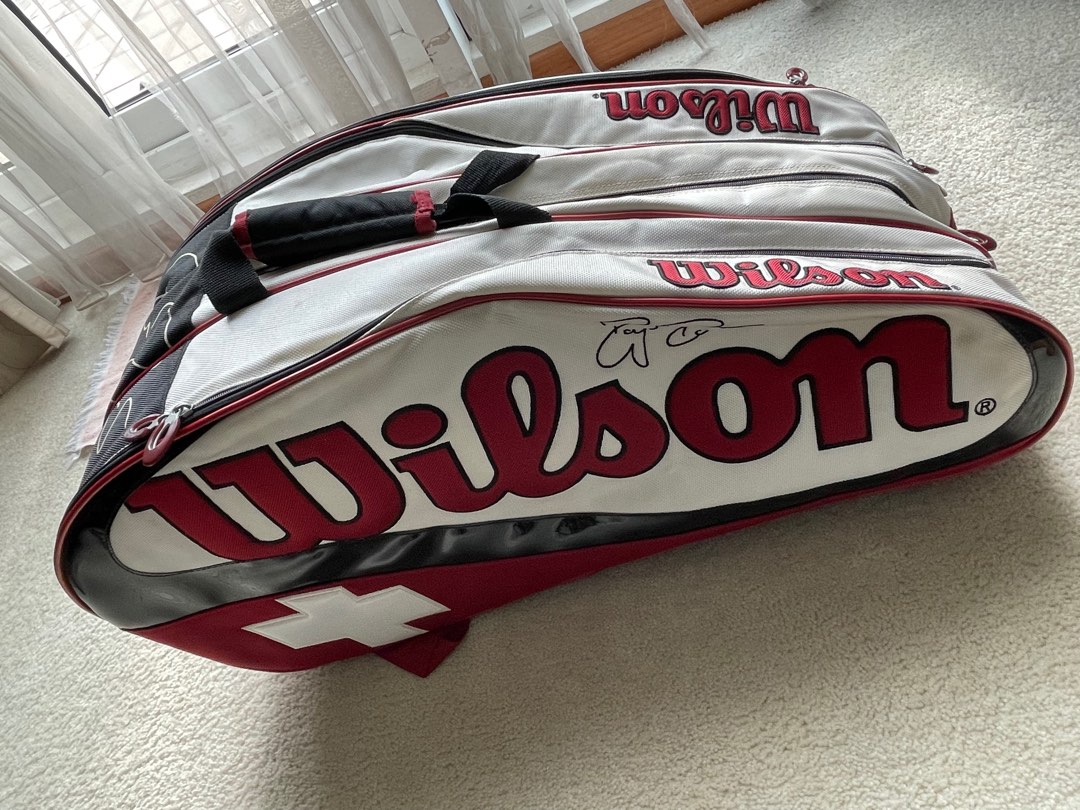Wilson Roger Federer Signature Limited Edition Racket Bag, Sports ...