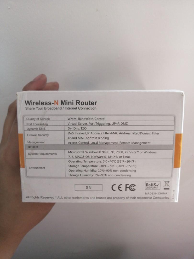 Wireless -N Mini Router / WiFi AP/Repeater, Computers & Tech, Parts ...