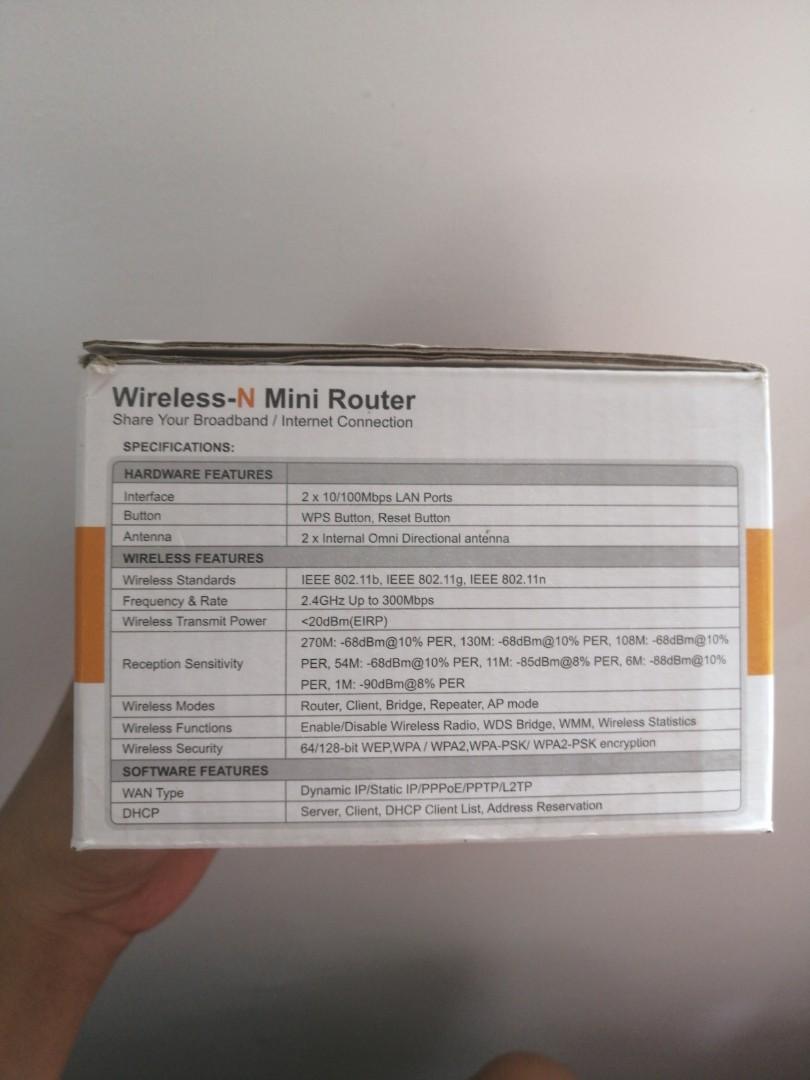 Wireless -N Mini Router / WiFi AP/Repeater, Computers & Tech, Parts ...