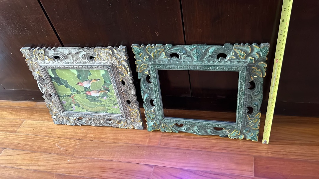 Wood curving frame, Furniture & Home Living, Home Decor, Frames ...