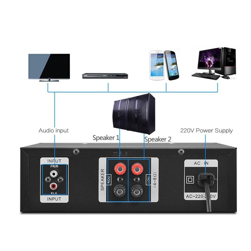 Wooden box 8 inch Subwoofer Home Karaoke Speaker Set KTV System ...