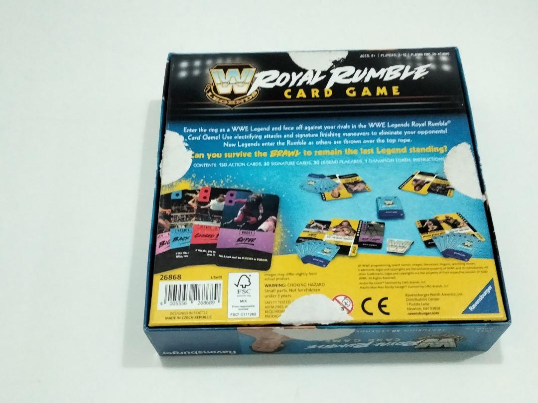 WWE Legends Royal Rumble Card Game, Hobbies & Toys, Toys & Games on ...