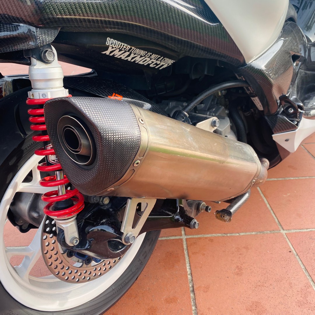 Yamaha Xmax Akrapovic Exhaust, Motorcycles, Motorcycle Accessories on ...