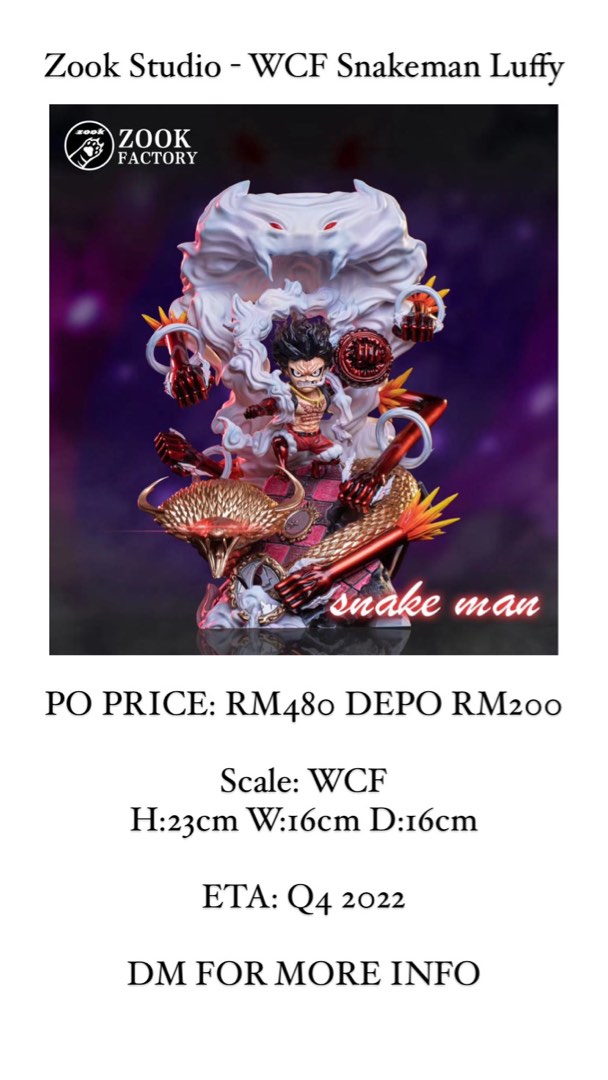 Zook Studio - WCF Snakeman Luffy, Hobbies & Toys, Toys & Games on Carousell