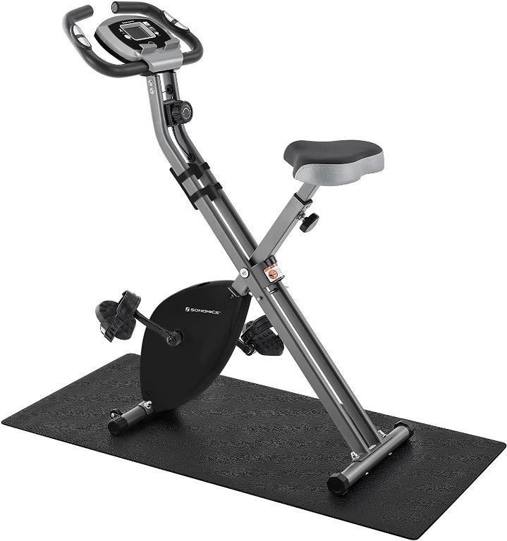 (118) SONGMICS Exercise Bike, Fitness Bicycle, Foldable Indoor Trainer ...