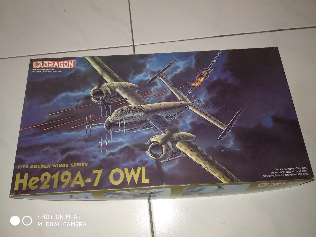 1/72 Dragon He219A-7 OWL, Hobbies & Toys, Toys & Games on Carousell