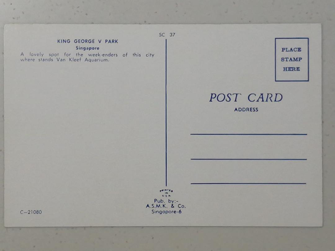 1970s King George V Park (now, Fort Canning Park) Along River Valley ...