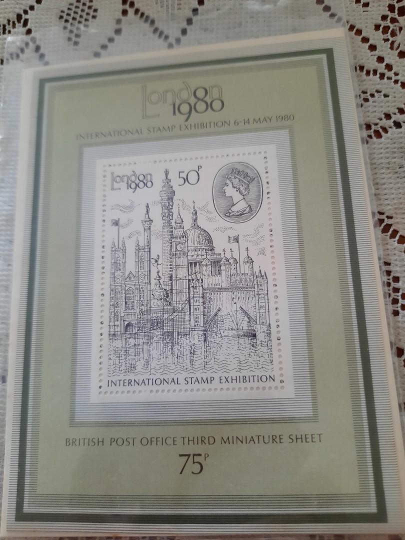 1980 British Post Office miniature sheet, Hobbies & Toys, Memorabilia ...