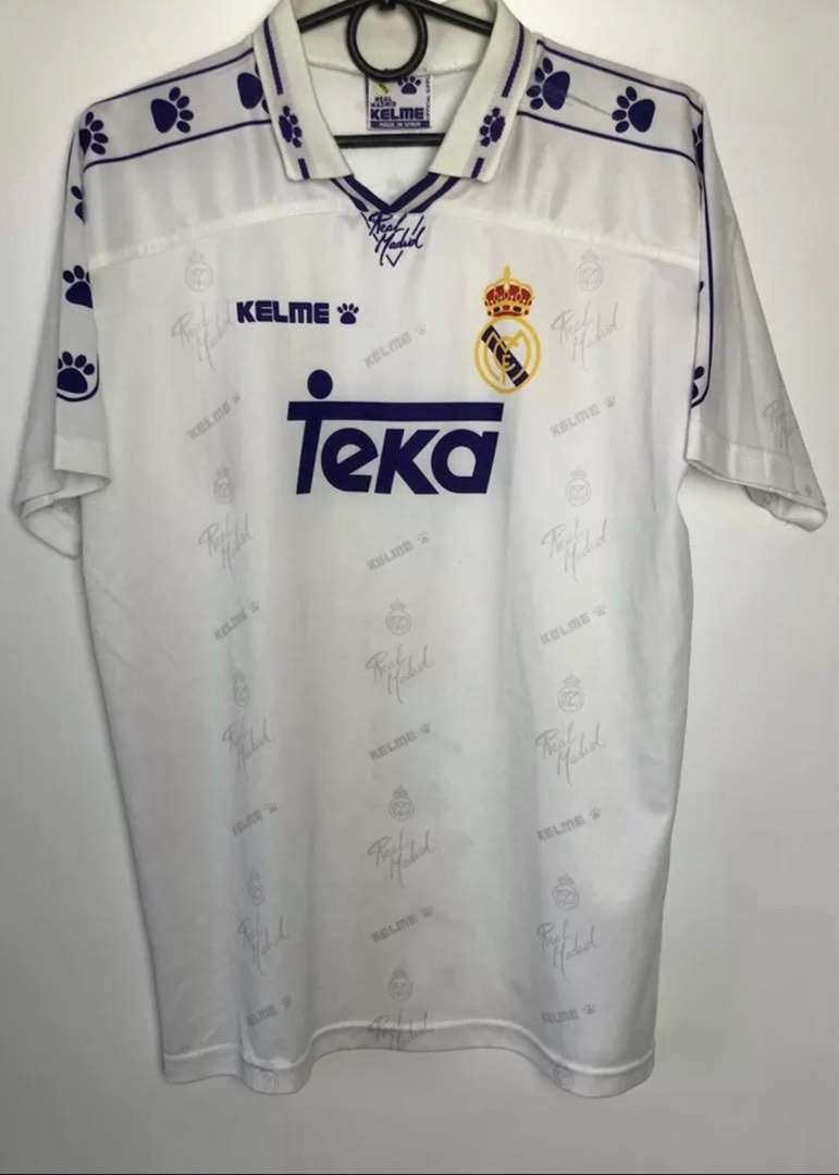1994/95 Real Madrid Vintage Rare Football/Soccer Jersey/Kit (S), Men's ...