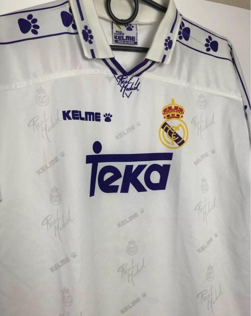 1994/95 Real Madrid Vintage Rare Football/Soccer Jersey/Kit (S), Men's ...