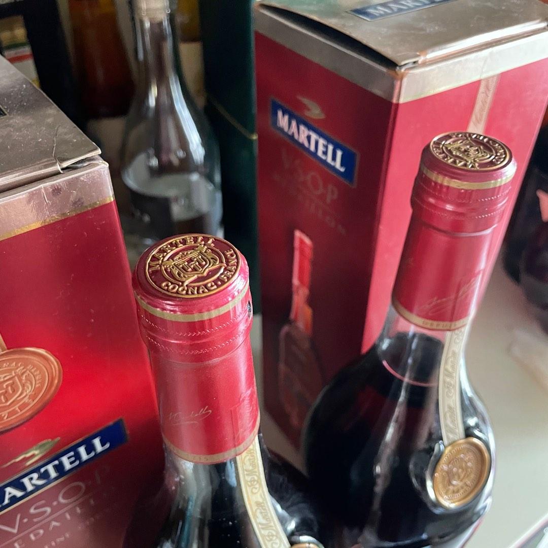 1L Martell VSOP Cognac Red Cap Medallion not red barrel w box 1000ml ...