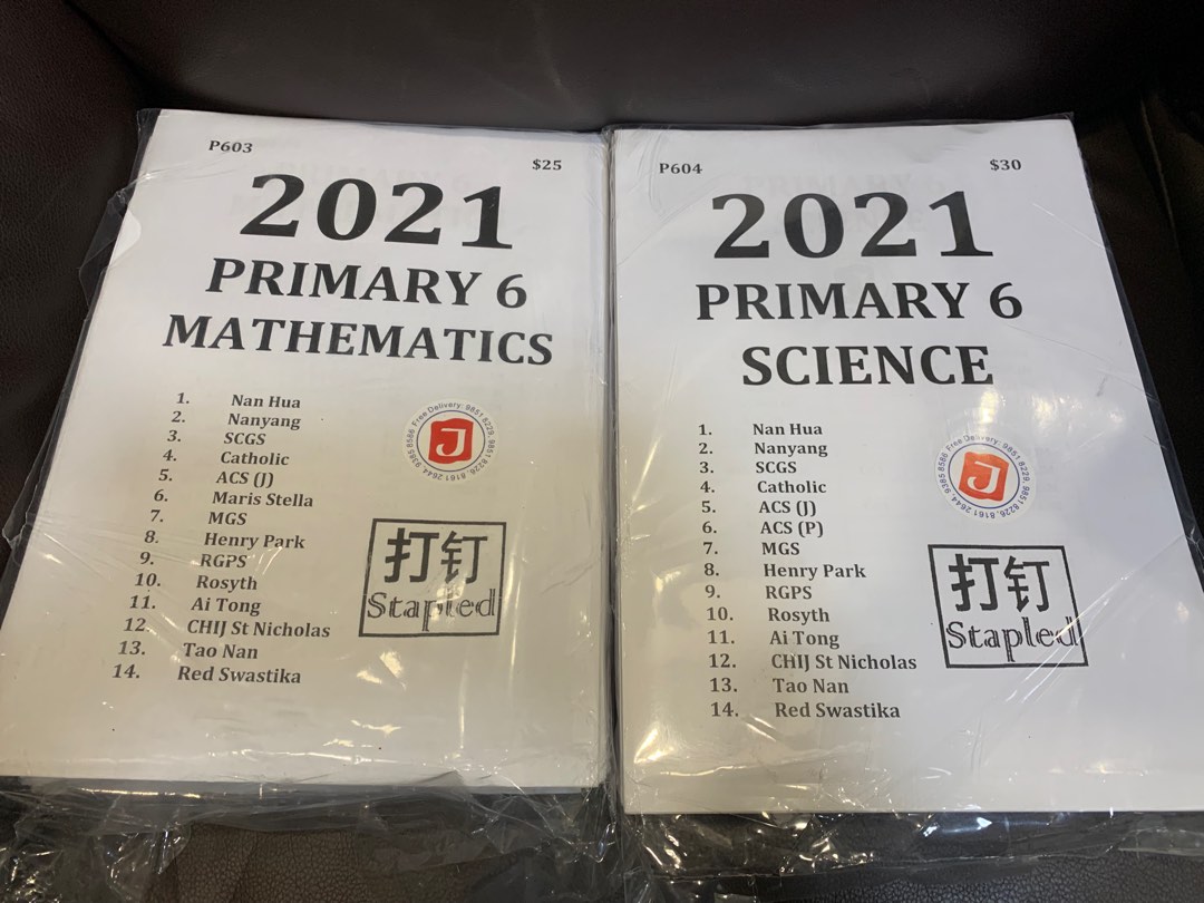 2021 Test papers - PSLE, P6 Math & Science - Mid terms & Prelims ...
