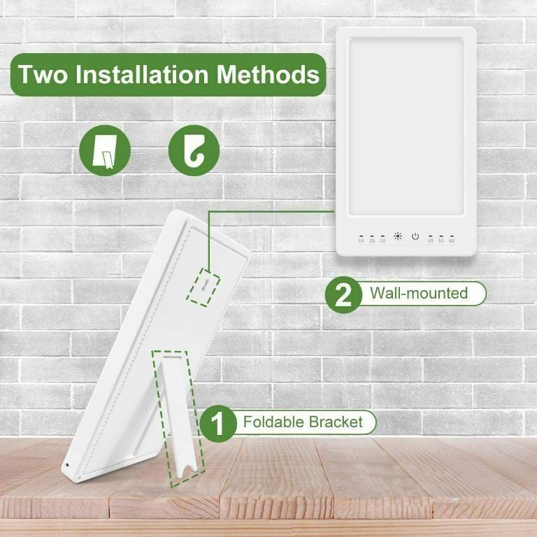 [380] Sad Lamp, CLV 12,000 Lux Portable Light Therapy Lamp, 4 ...