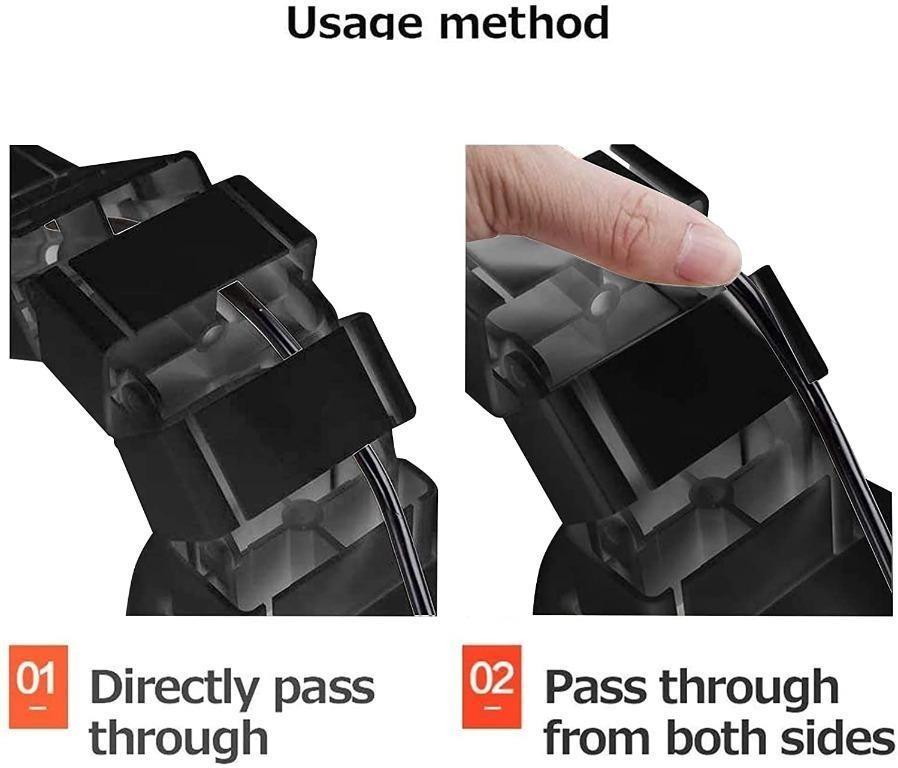 (38) FLEXISPOT Deluxe Cable Spine 128 cm Cable Management Sleeves Wires ...