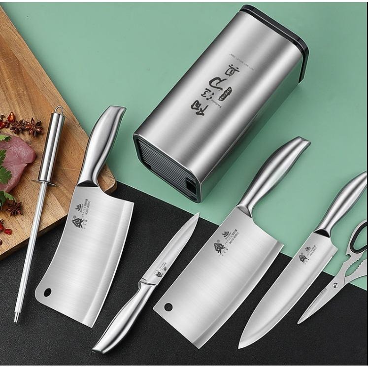 7pcs of kitchen knives kitchen utensils full set of slicing and bone ...