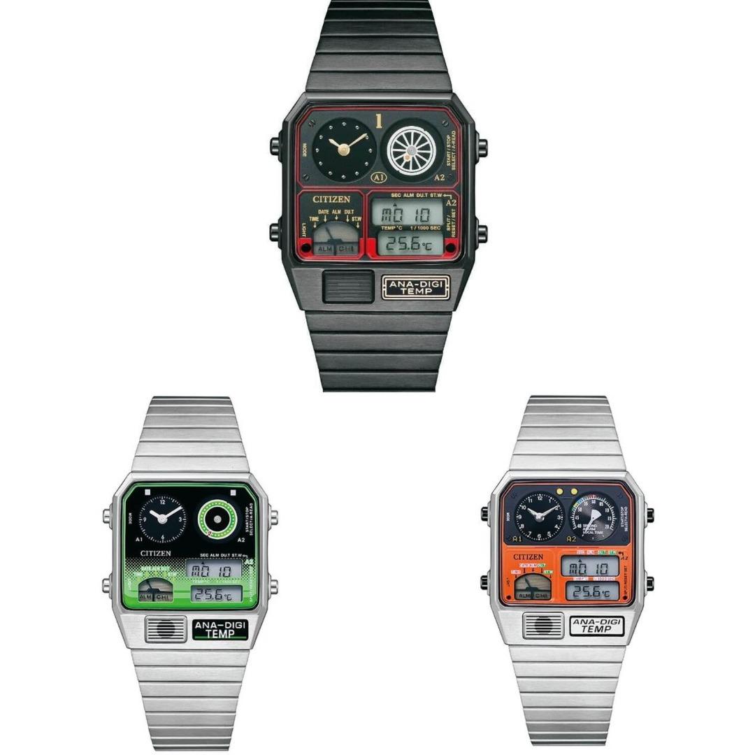預訂 佐敦門市 全新 復刻 星晨 Citizen ANA DIGI TEMP 聯乘 crossover collaboration 日本鉄道開業一百五十周年記念 Japan Railway ...
