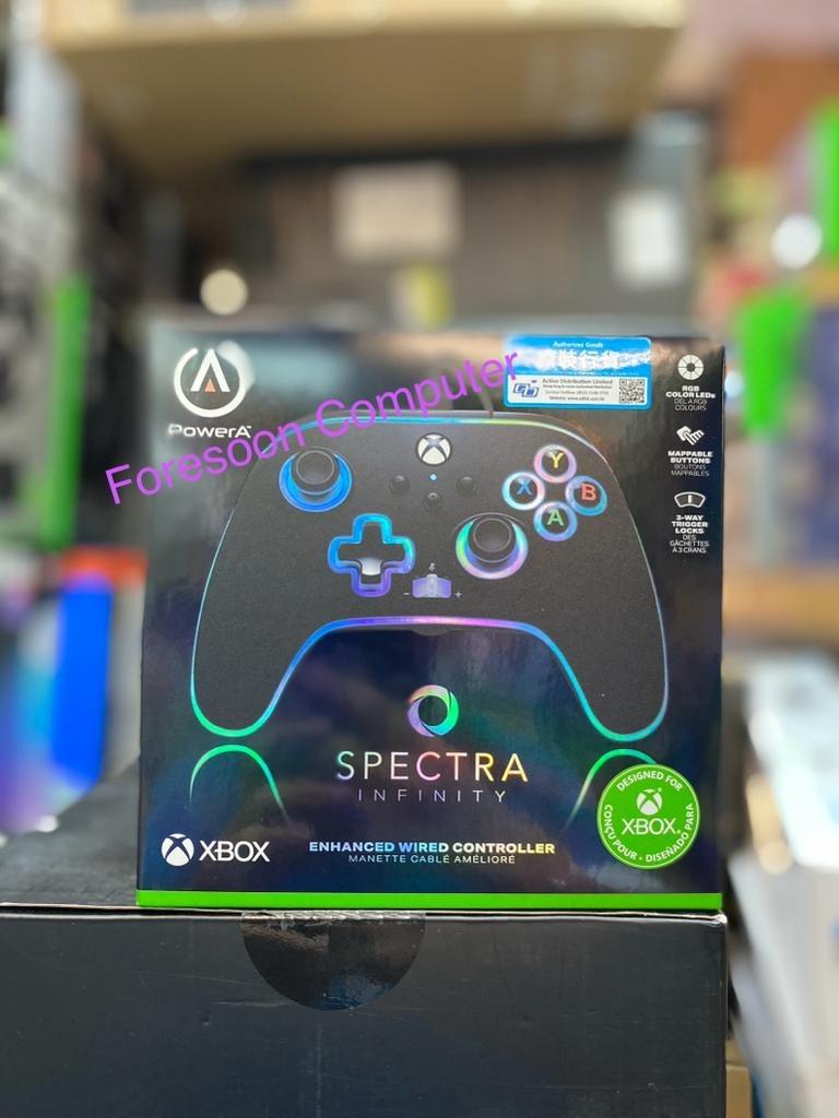 🔥 ⭕ RGB增強型有線控制器💖 🌟 Power A Xbox Spectra Infinity 控制器 ⭐ 🌟, 電子遊戲, 遊戲機配件 ...