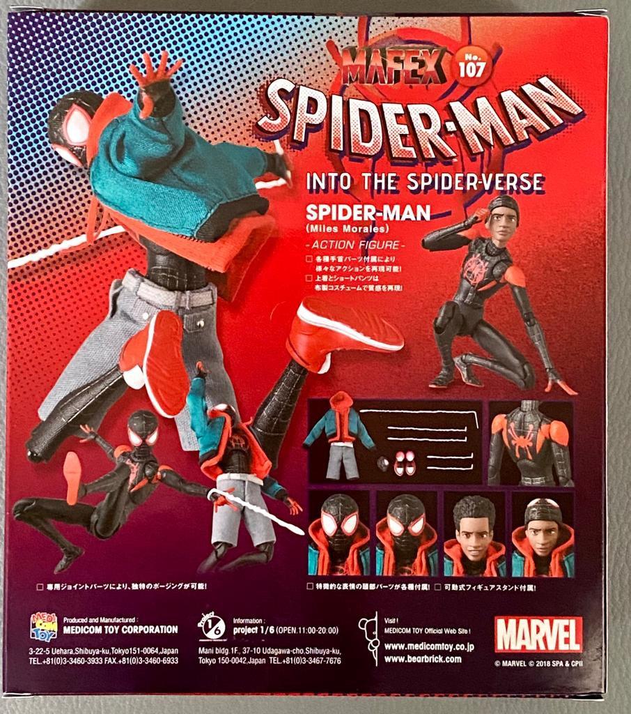 全新未開封 Medicom Mafex No 107 Spider-man Miles Morales into the ...