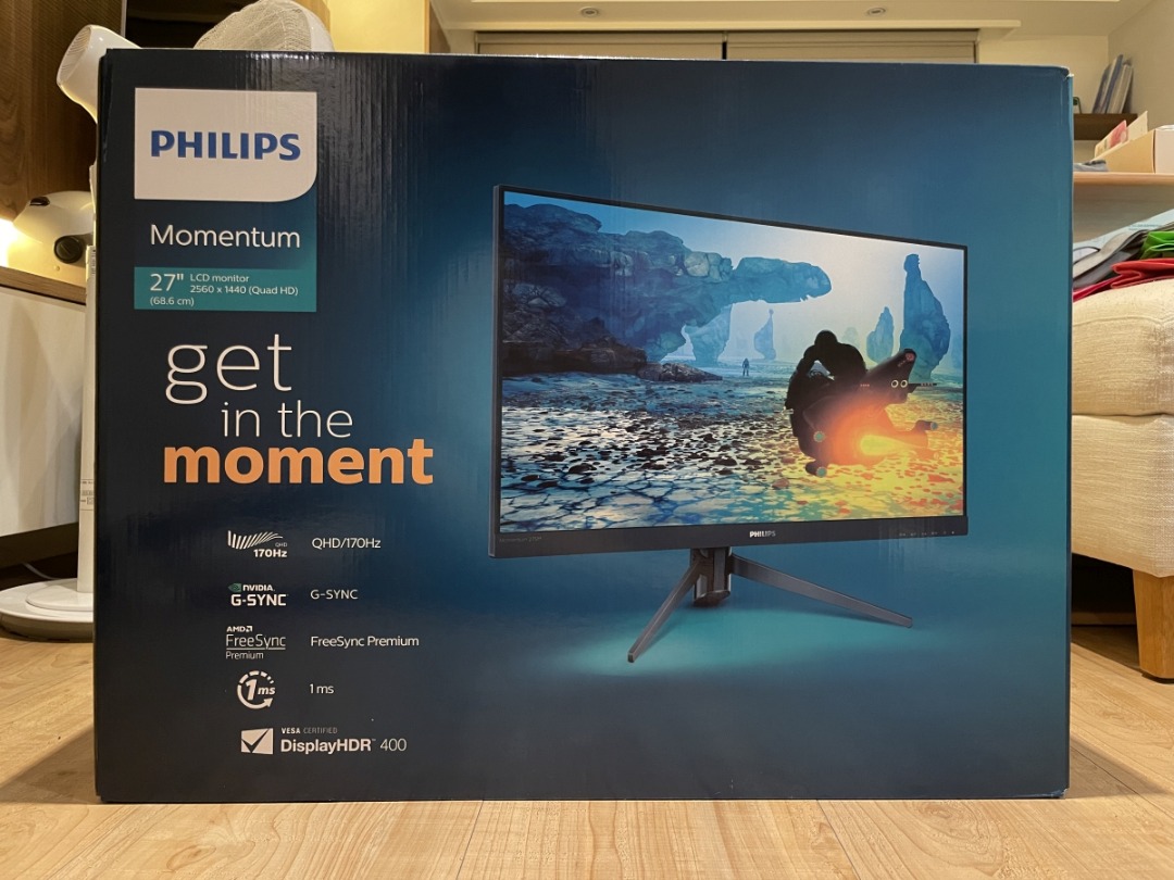 飛利浦 Philips 27吋 電腦螢幕 2K HDR 165HZ 1ms 275m8rz QHD 全新 可用3060ti 換, 電腦及科技產品, 電腦周邊產品, LCD 螢幕在旋轉拍賣