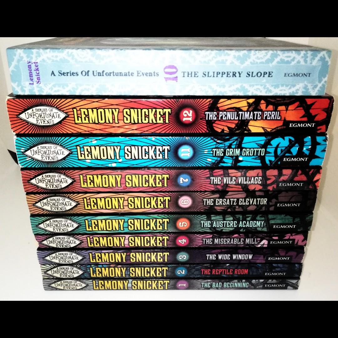 A Series Of Unfortunate Events Book Set by Lemony Snicket, Hobbies ...