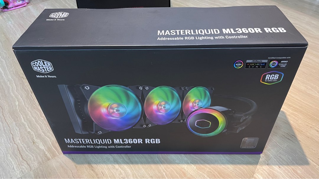 MasterLiquid ML360R RGB AIO, Computers & Tech, Parts & Accessories ...