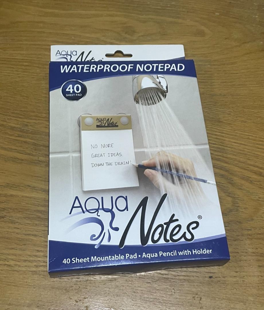 Aqua Notes Waterproof Notepad, Hobbies & Toys, Stationery & Craft ...