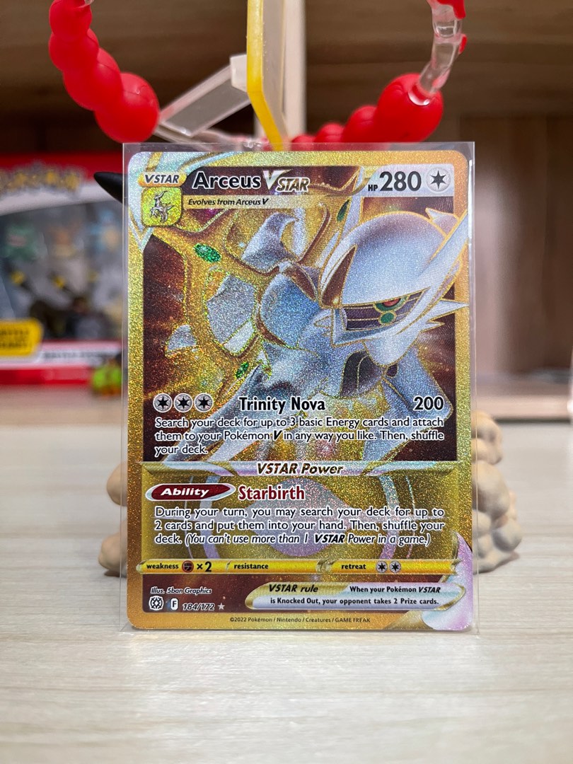 Arceus Gold Ultra Rare Brilliant Stars, Hobbies & Toys, Toys & Games on ...