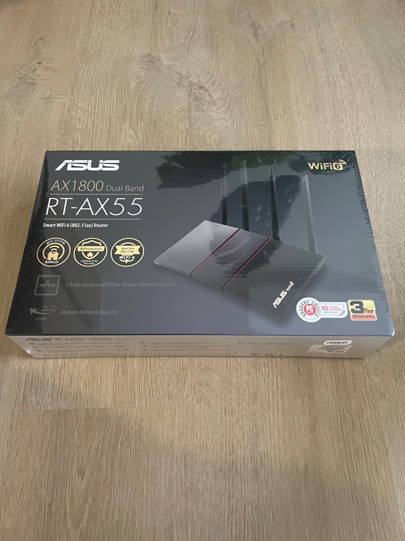 ASUS AX1800 RT-AX55, Computers & Tech, Parts & Accessories, Networking ...