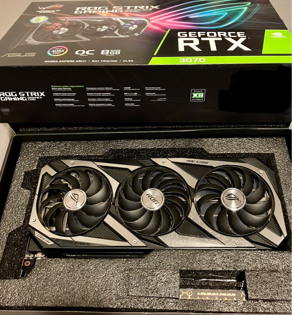 ASUS ROG-STRIX-RTX3070-O8G-GAMING, 電腦＆科技, 桌上電腦 - Carousell